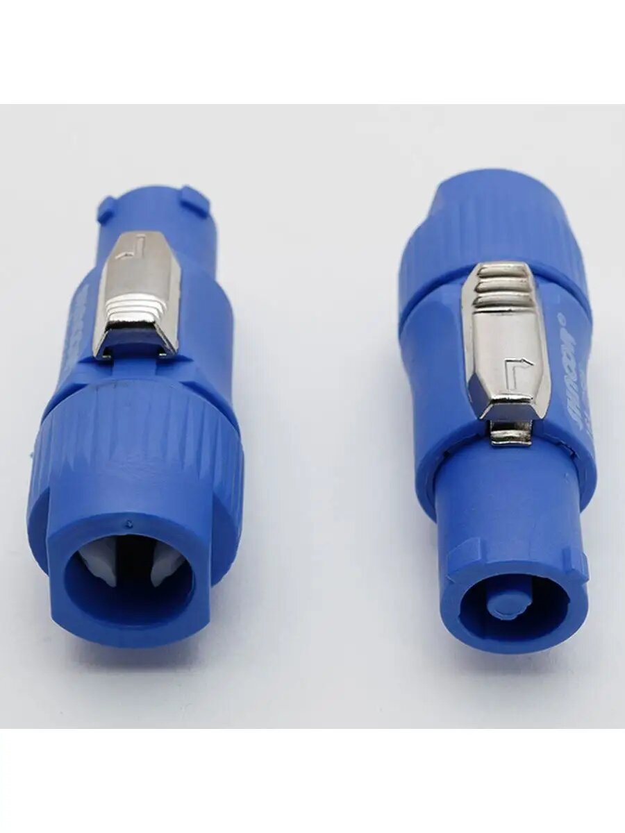 Акустический разъем Shnoor SAC3FCA PowerCON, на кабель, синий