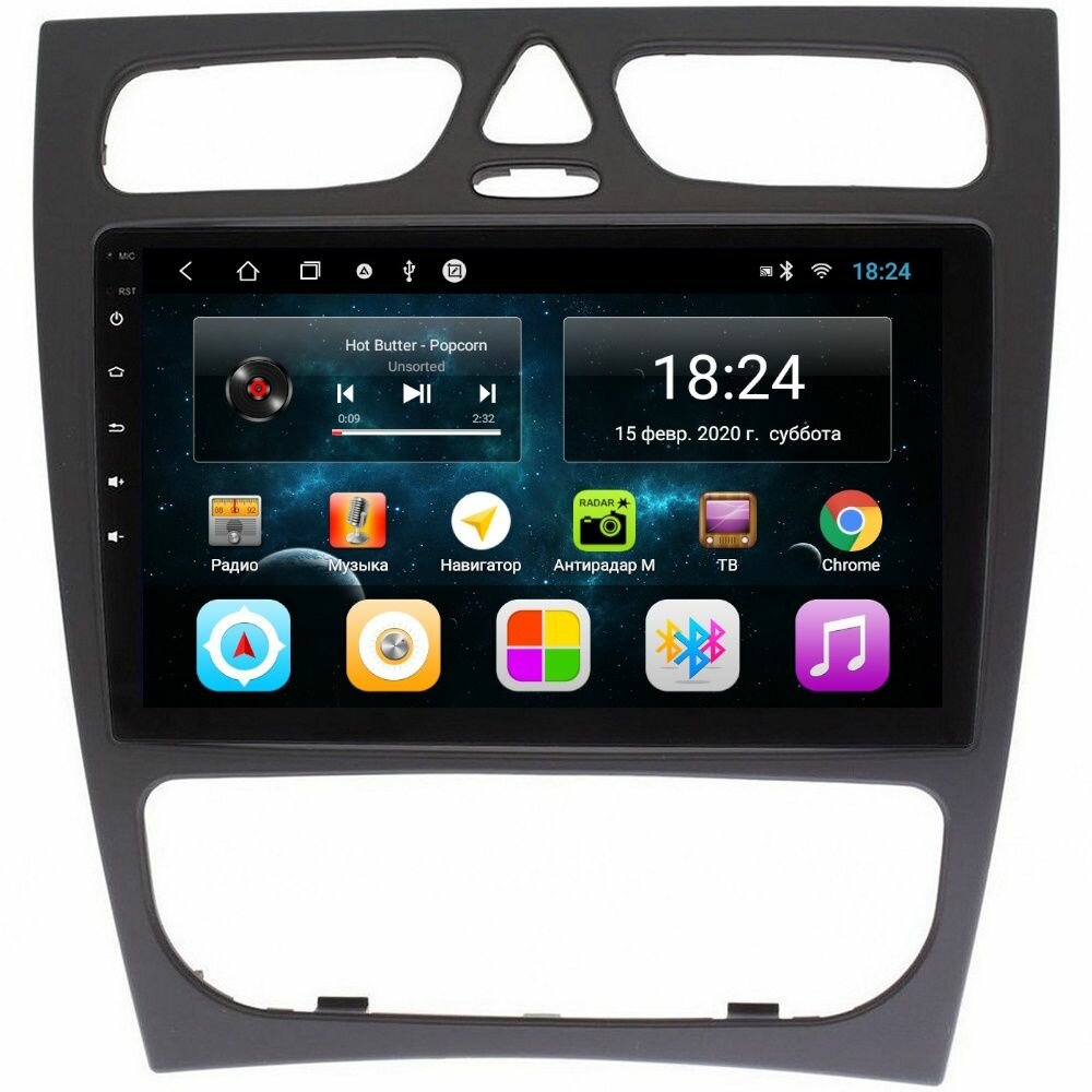 Магнитола CRS-300 Mercedes-Benz C-Class W203 2000-2004, CLK W209 2002-2006, G-Class W463, Vito и Viano 2003-2006 с Android 13