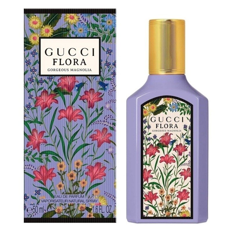 Gucci Flora Gorgeous Magnolia, 50 мл, Парфюмерная вода Женская