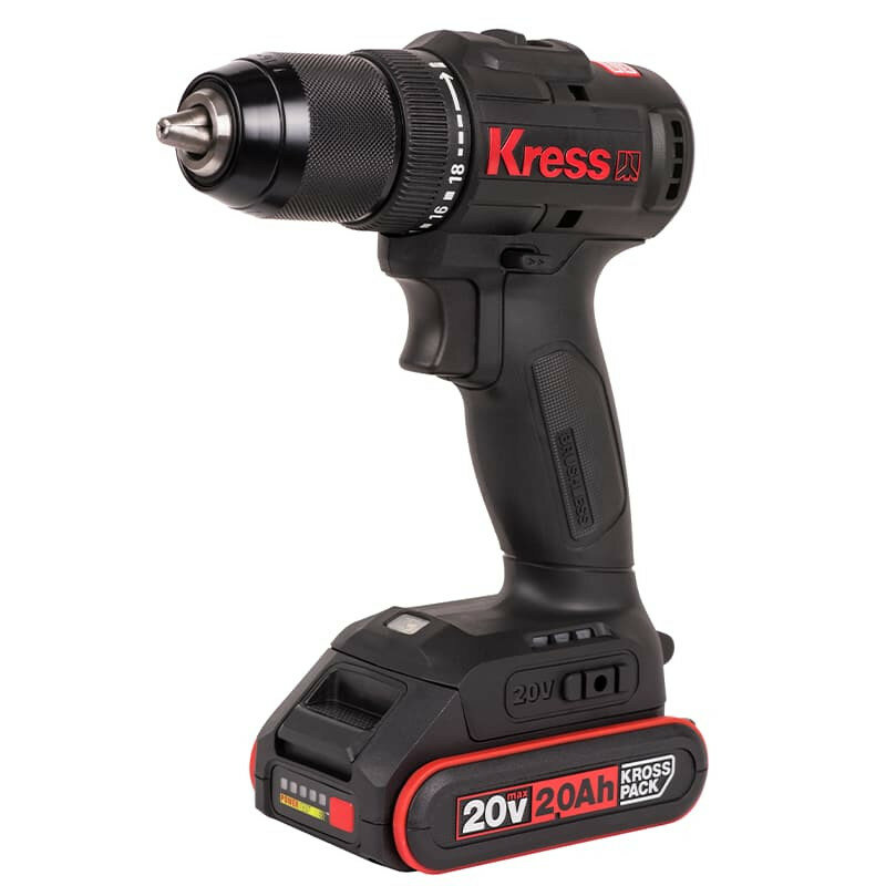 Шуруповерт аккумуляторный KRESS KU212.1