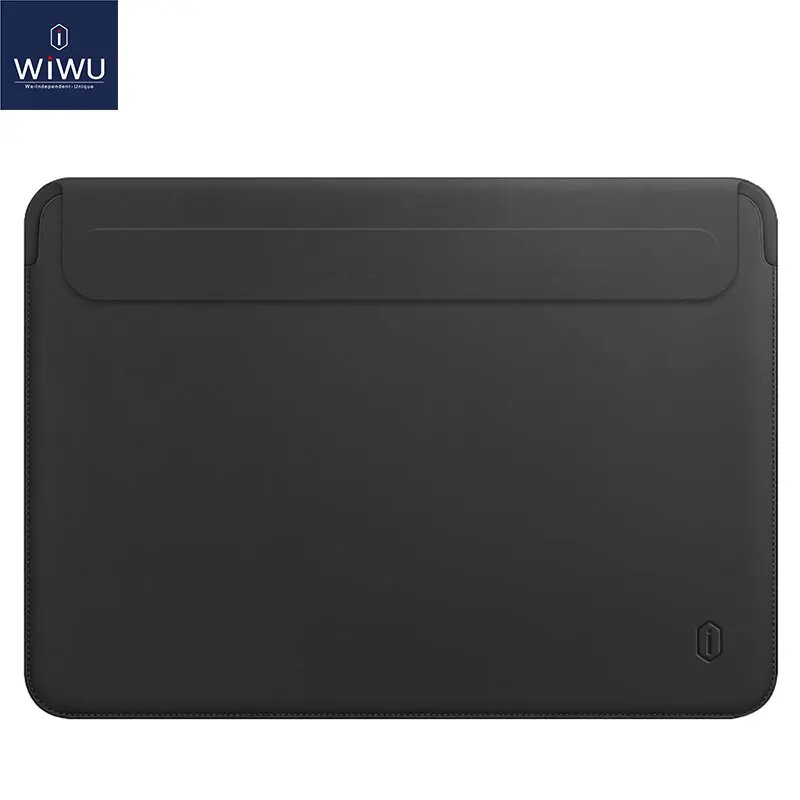 WiWU чехол для MacBook Air 13 из искусственной кожи 2021 Pro 14.2 A2442, черный