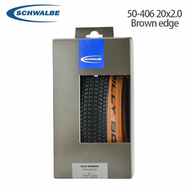 Schwalbe BILLY BONKERS 20x2.0 шина для BMX коричневая 20x2.0 Brown Edge