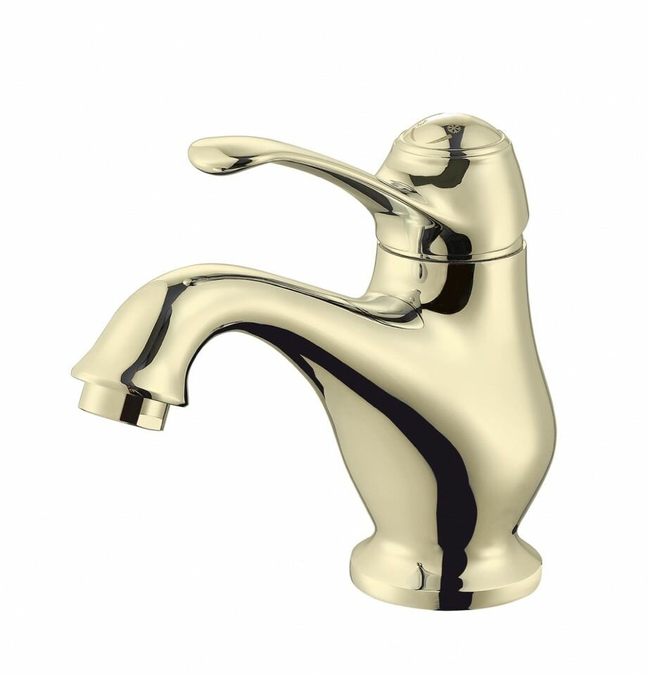 Смеситель для раковины в ретро стиле ViEiR 413511E Золото