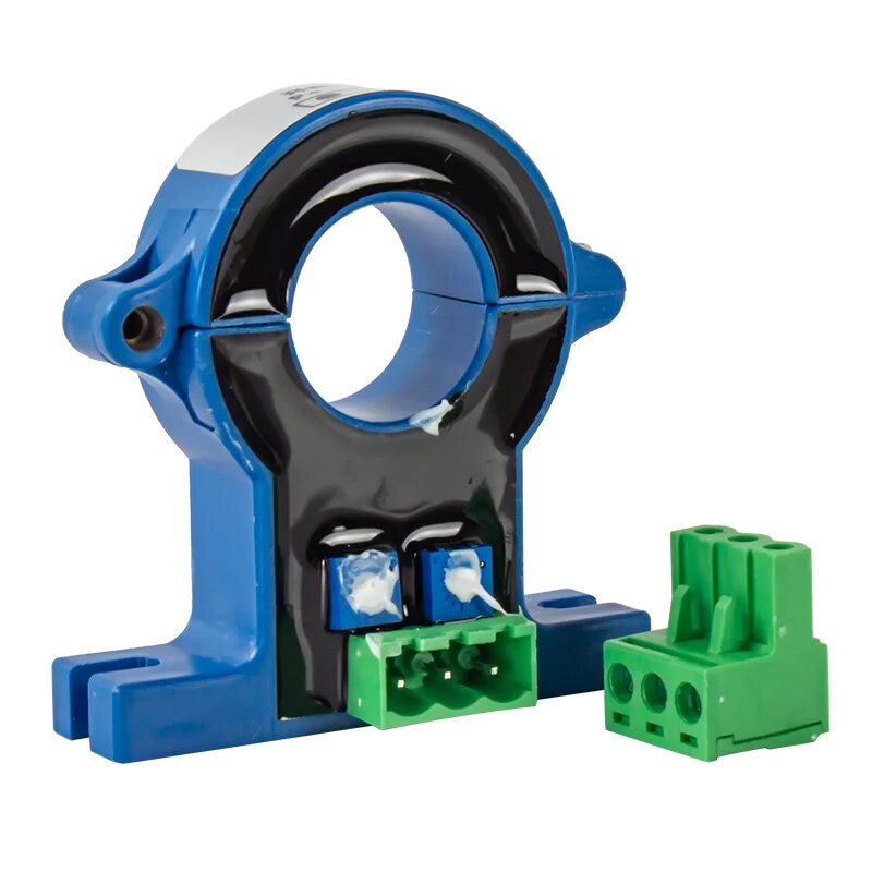 JXK-7 Датчик тока с эффектом холла, 4 ~ 20 мА, переменный ток 50A AC 0-50A, 20mm Hole, 0-3.3V Output