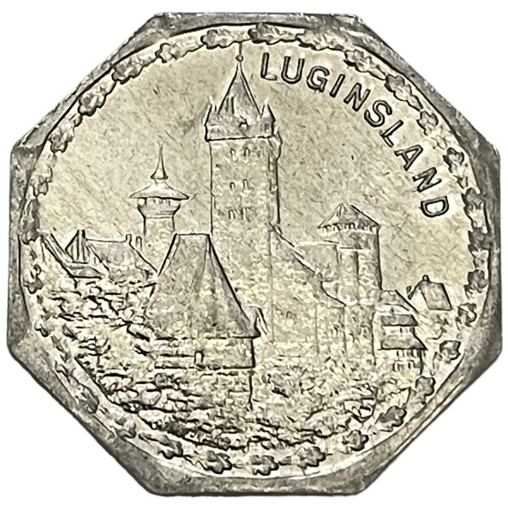 Германия, Нюрнберг 20 пфеннигов 1920-1921 гг. (Трамвайный токен - Лугинсленд)