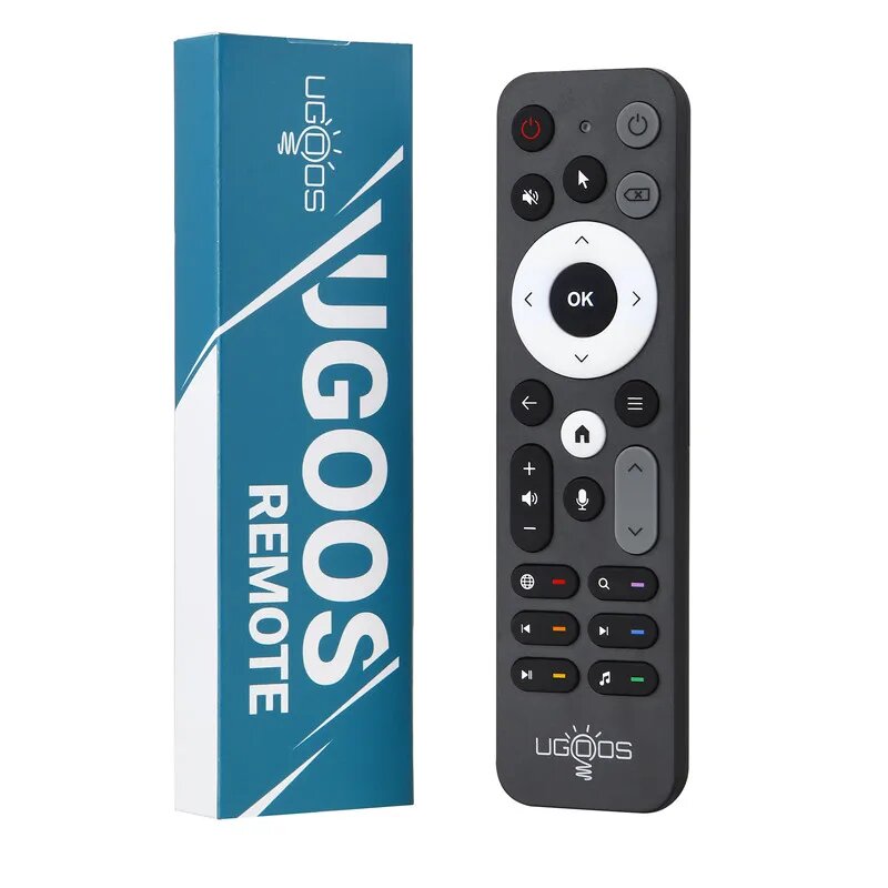 Оригинальная замена UR02 BT Voice Remote Control Встроенный микрофон для UGOOS AM8 PRO AM6B AM6 PLUS X4 X4Q Cube Pro Extra TOX1 TOX3 TOX4
