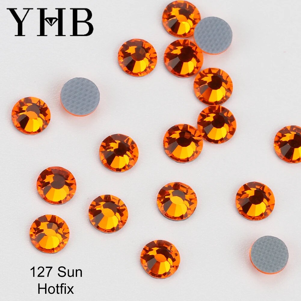 Кристаллы YHB 127 Sun оранжевые 2mm SS6