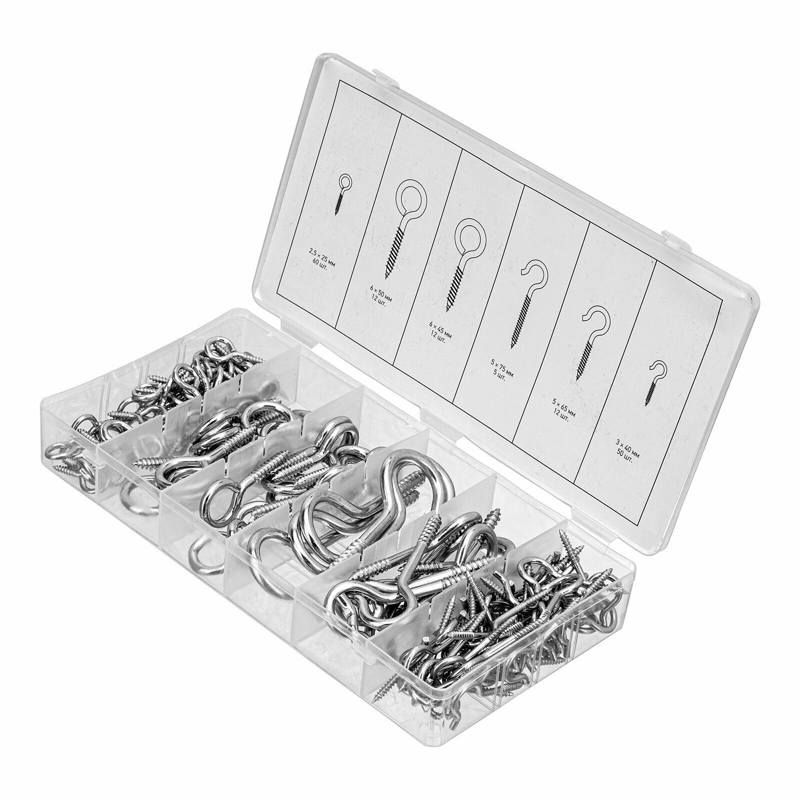 Саморез Сибртех набор 47611, 151 шт.