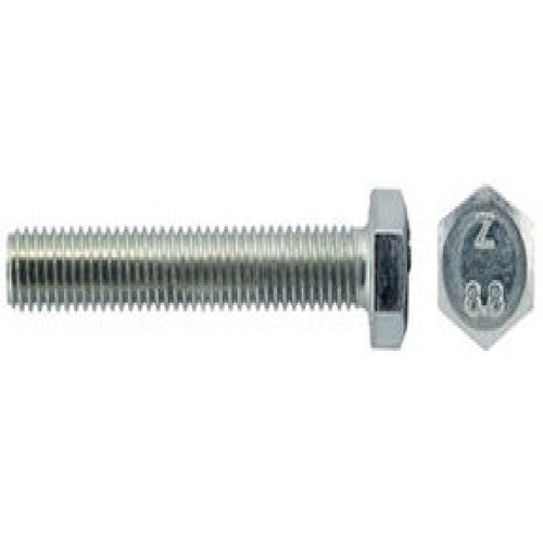 Болт ГОСТ 7798-70 М12х45 шестигранная голова полная резьба класс прочности 8.8 покрытие цинк | код A02001204533205 | РФ ( 1кг )