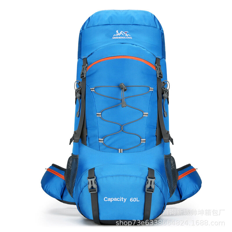Рюкзак Xinyujia Amazon Cross-Border, водонепроницаемый, 60 л, королевский синий