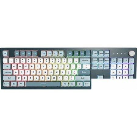 Клавиатура Montech MKey Freedom MK105FB, игровая, механическая, пластик, подключение USB-A, кириллица