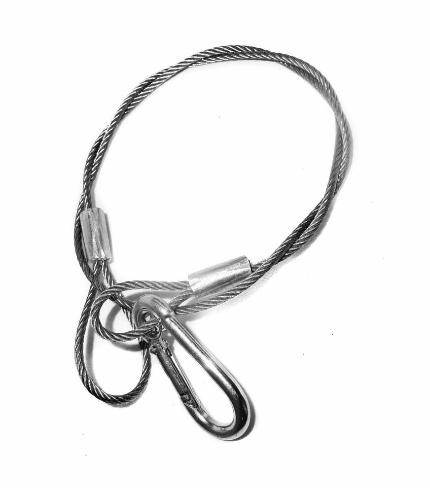 Тросик страховочный Kupo SW-01 dia. 3,2mm, 75 cm length safety wire