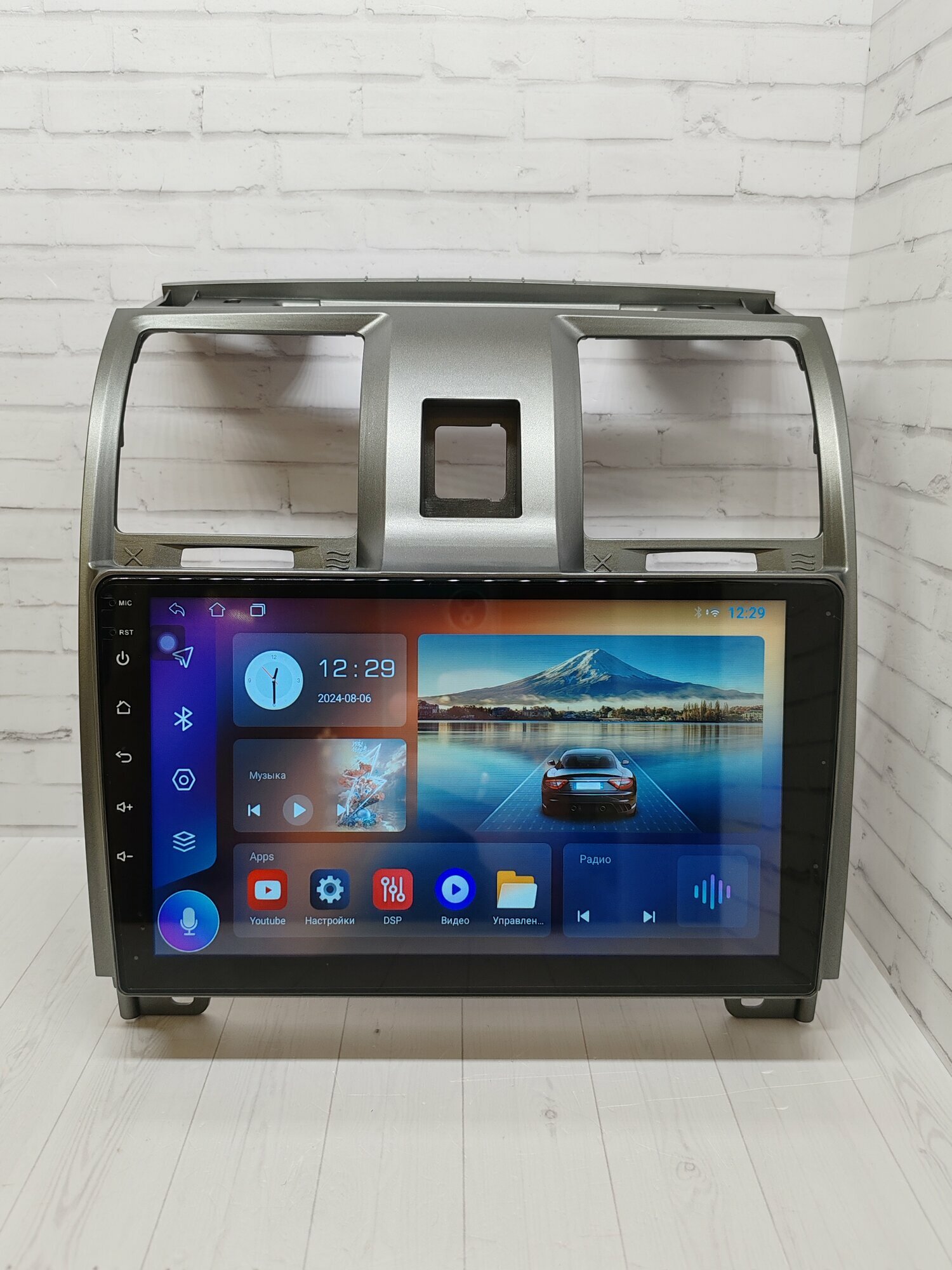 Магнитола андроид BOS-MINI 4/64гб, CarPlay, WiFi, GPS, USB, Блютус, Кулер, для УАЗ Патриот (UAZ Patriot) 2012-2016