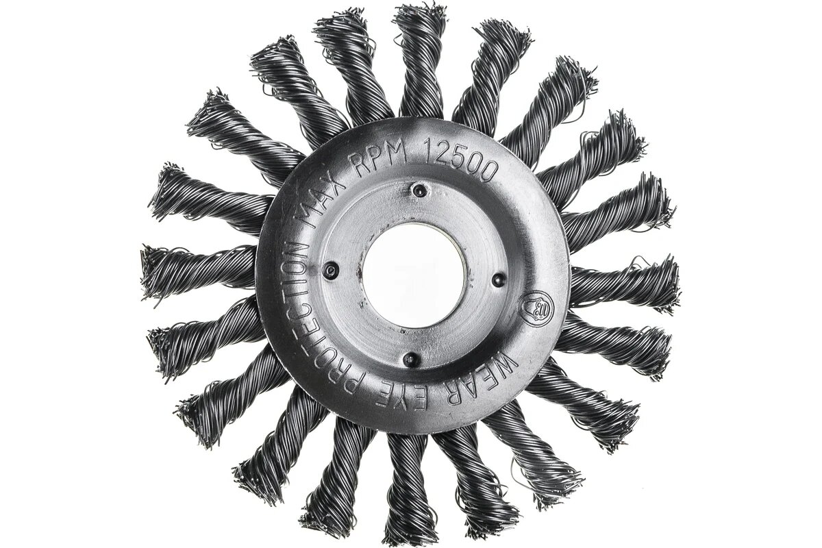 Мастер 077 Щетка дисковая цилиндрическая со жгутовой стальной проволокой 115x22.2 мм