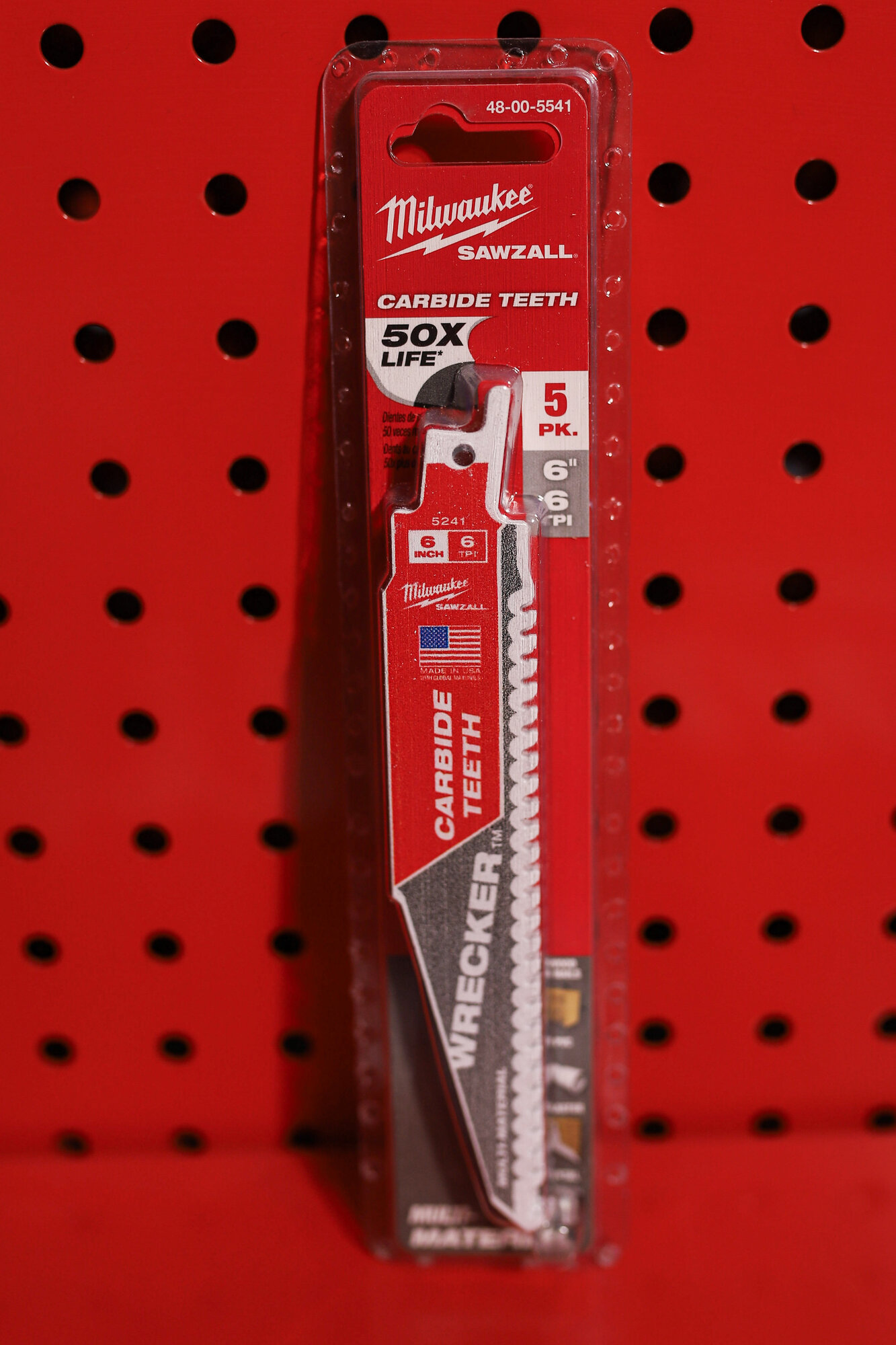 Полотно WRECKER TCT (5 шт; 150 мм; 6TPI) для сабельной пилы Milwaukee