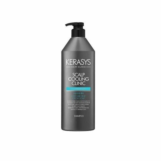 Шампунь от перхоти для волос Kerasys Корея 600 мл для жирной кожи головы Original Shampoo Scalp Fresh Cool