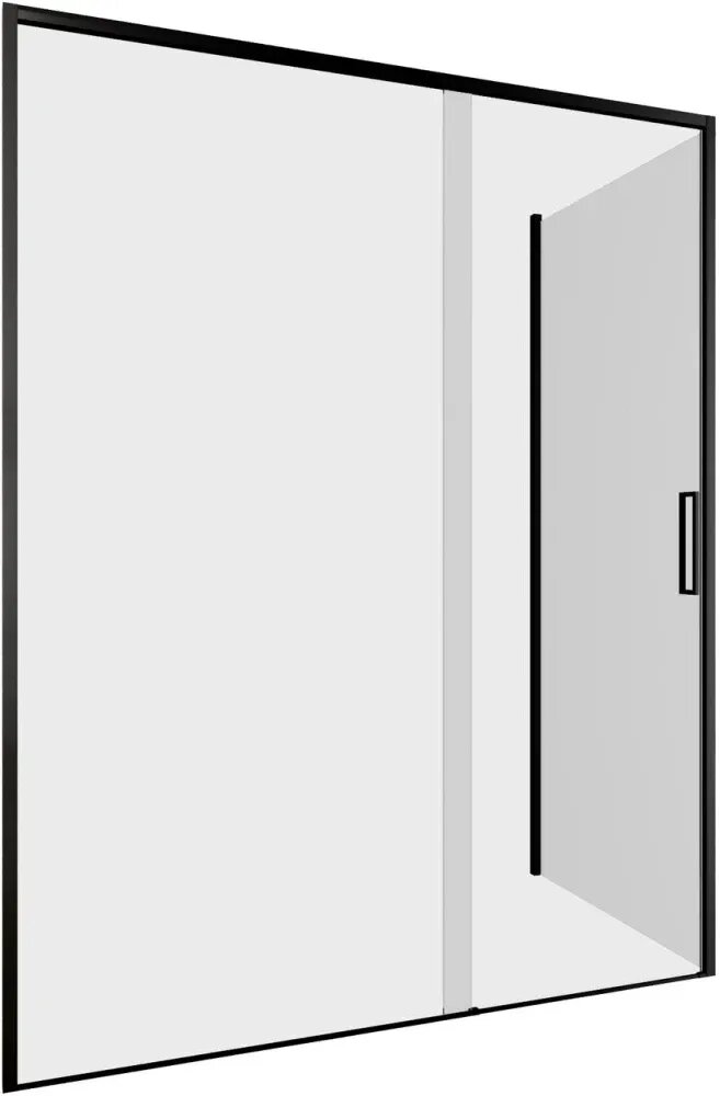 Душевой уголок Aquanet Pleasure Evo AE65-150x80-BT 150x80 профиль черный прозрачное стекло