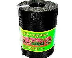 Лента бордюрная черная 10м (Б-15x10черн)