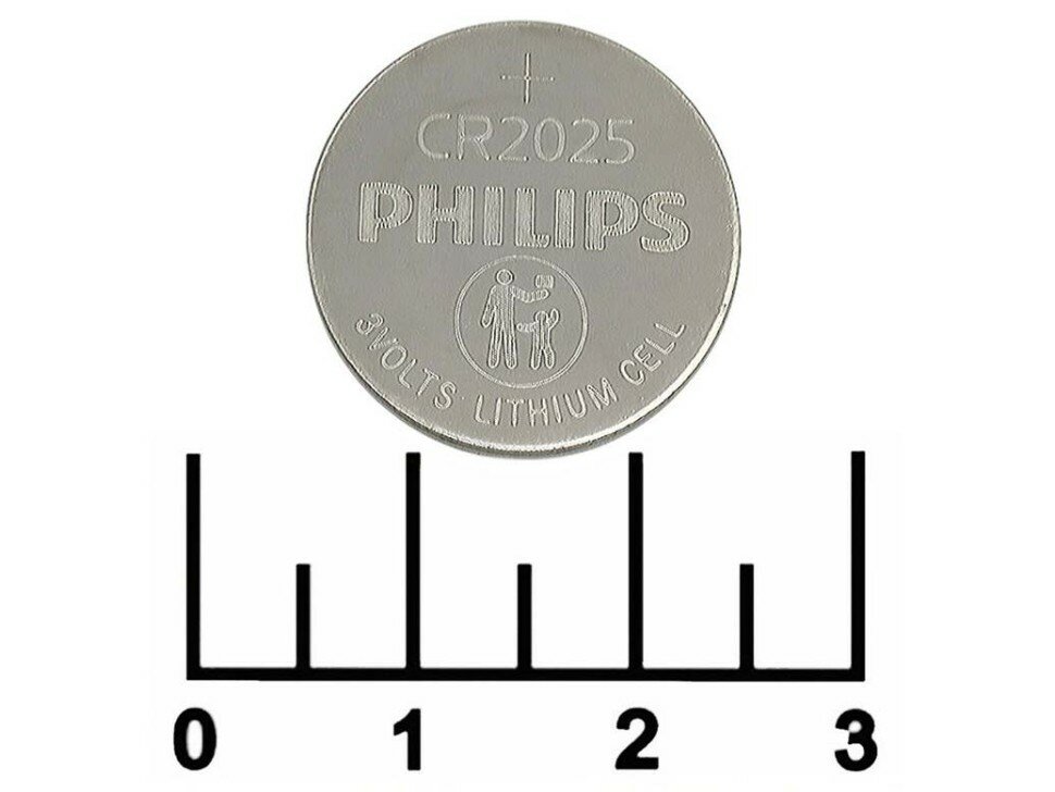 Батарейка CR2025 3V Philips Lithium