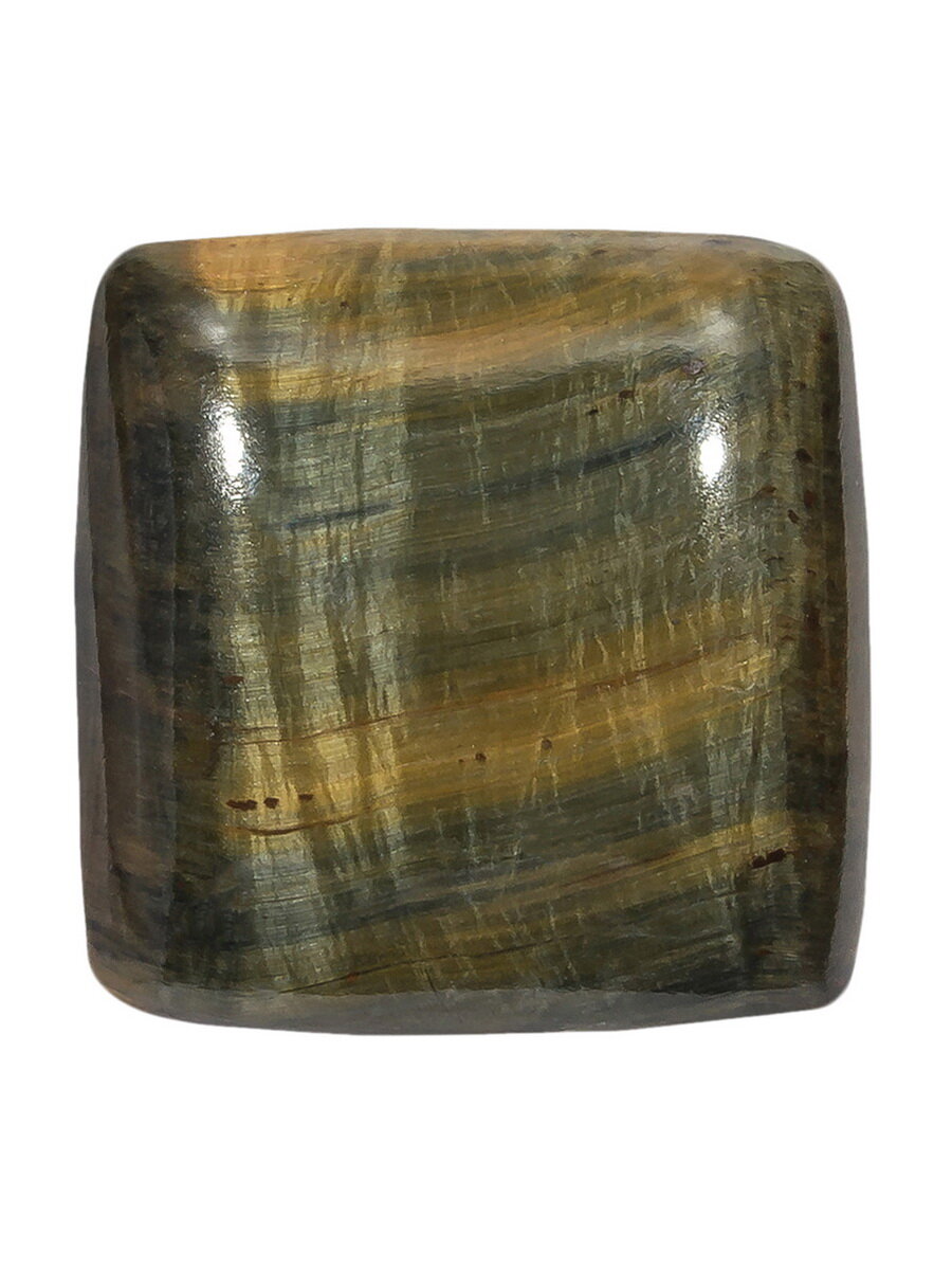 Кабошон Соколиный глаз 25х25х6 мм.