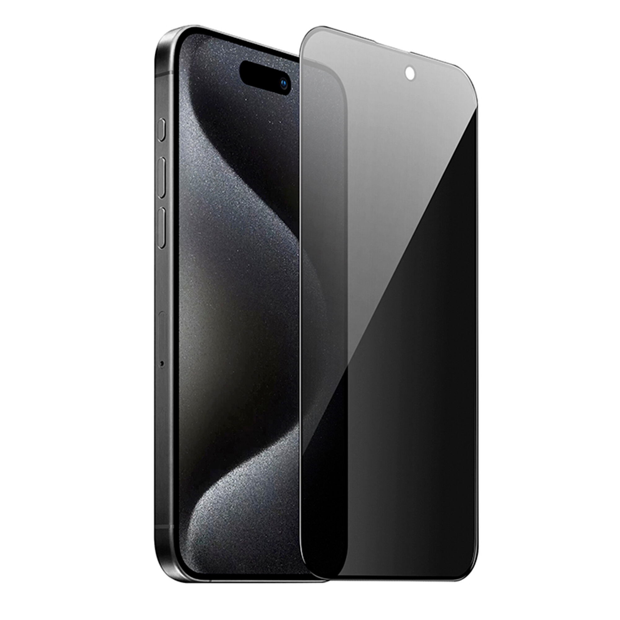 Защитное стекло для iPhone 16 Pro Max, G15, HOCO, Guardian shield series full-screen anti-spy tempered glass, черное