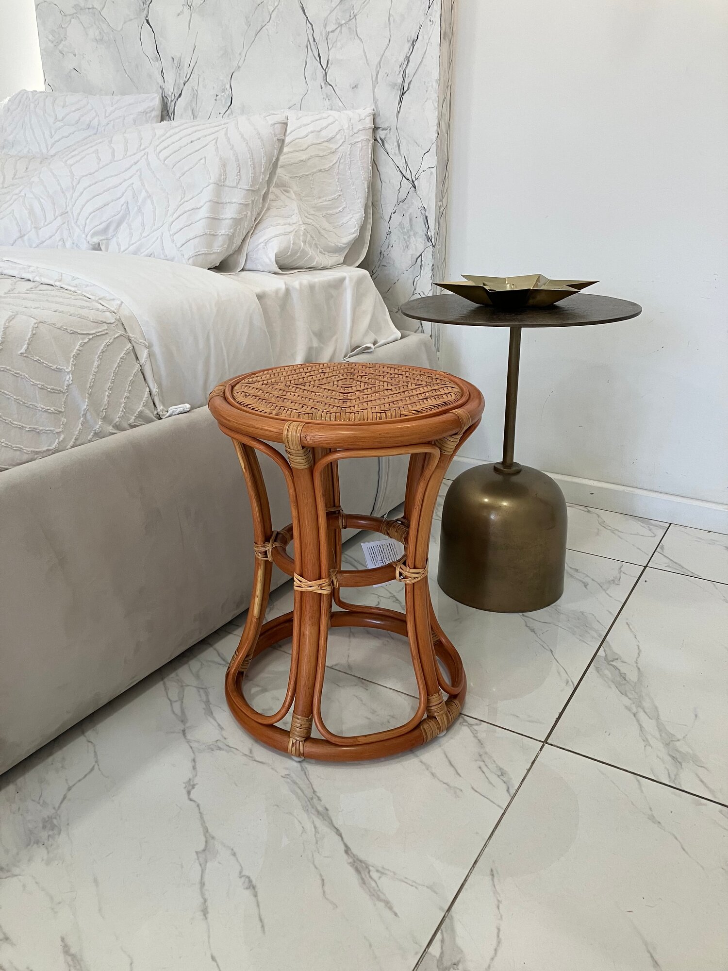 Табурет из натурального ротанга 12/14, цвет коньяк