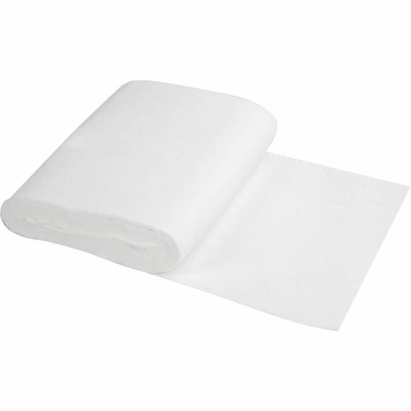 Полотно техническое вафельное отбеленное, из нетканого материала, 40 см х 50 м 110 г/кв. м