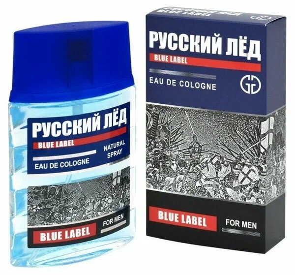 Одеколон Alain Aregon Русский Лед Blue Label 60 мл