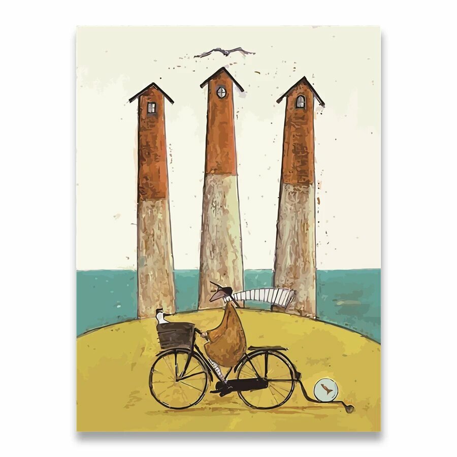 Винтажные скандинавские абстрактные пейзажи, любовные собаки, домашнее животное, холст, настенные художественные картины, постеры и принты, фотографии, домашний декор для гостиной