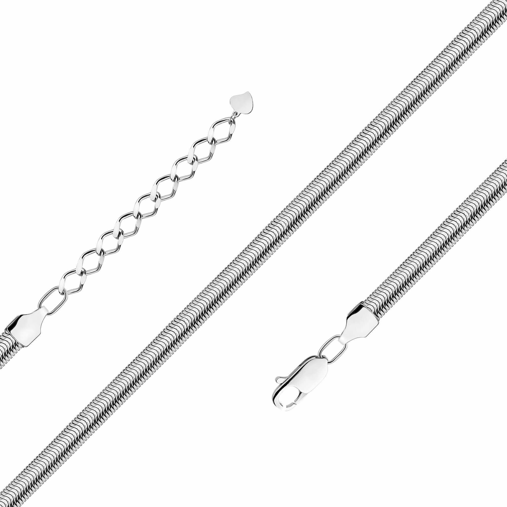 Браслет, серебро, 925 проба, родирование