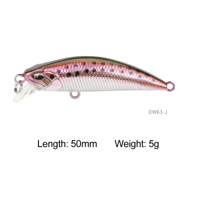 TSURINOYA DW63 50 мм/5 г Джеркбейт для гольяна