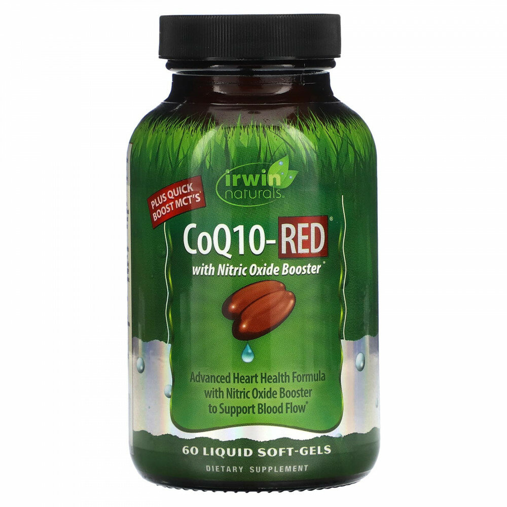 Irwin Naturals, CoQ10-Red®, 60 желатиновых капсул