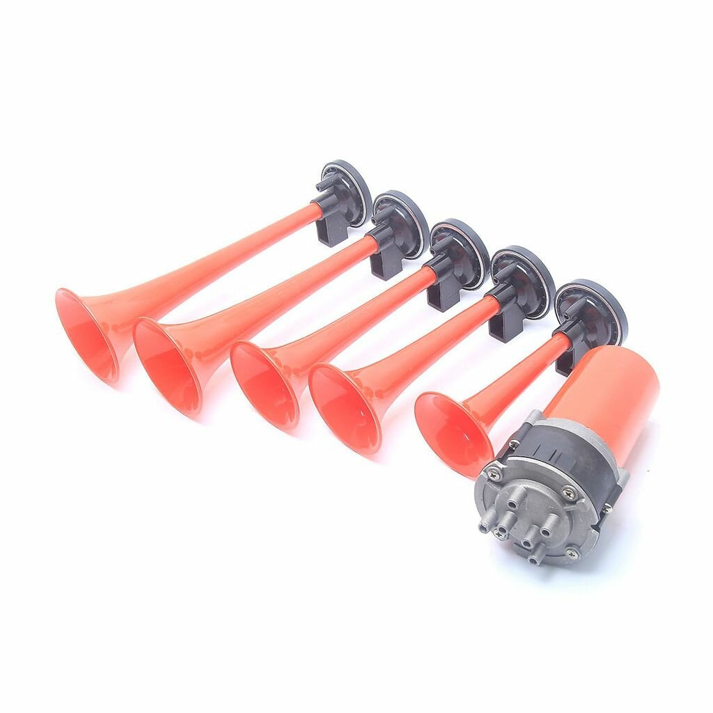 Газовая труба Dixie 125Дб для грузовика 12В, красный