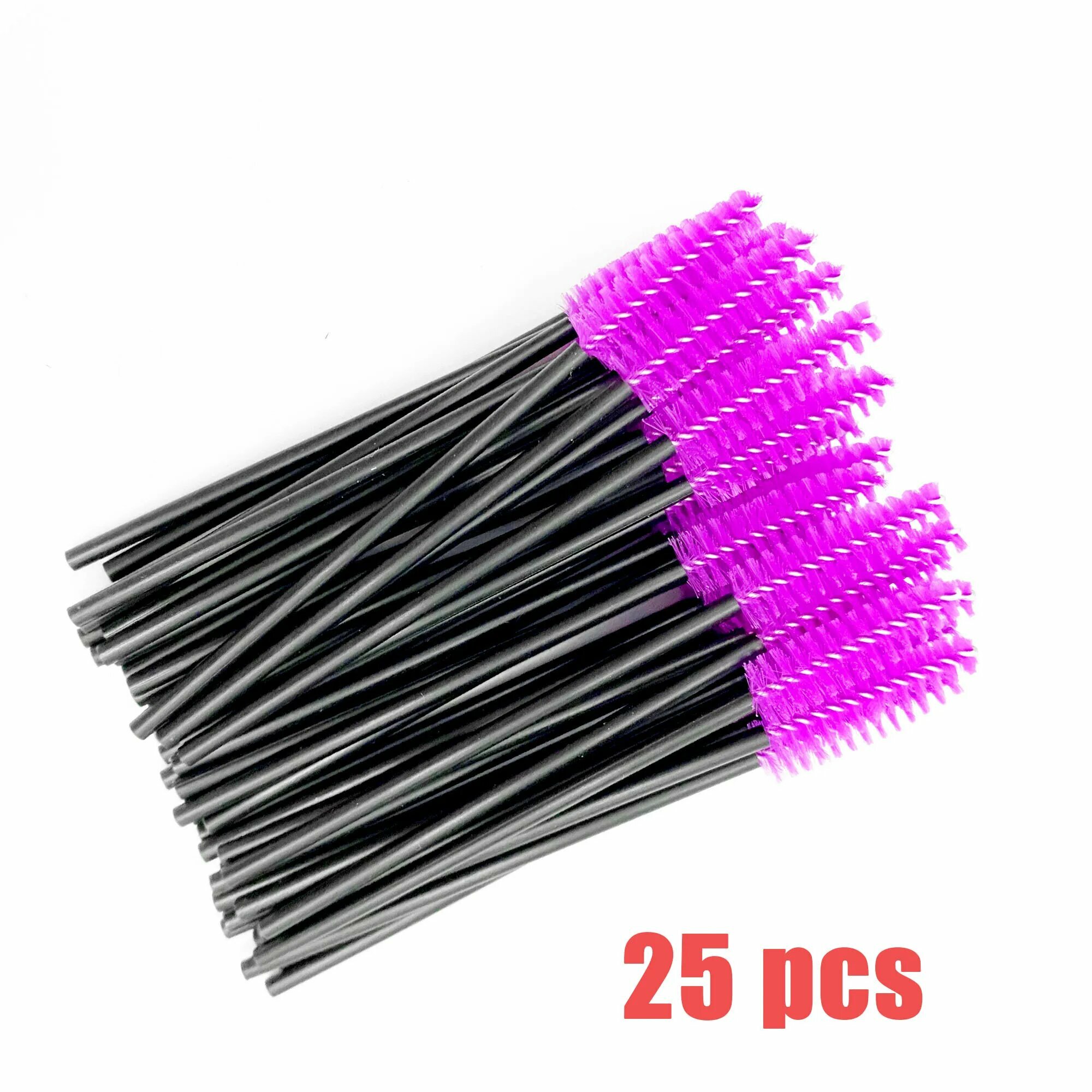 Одноразовые кисти для бровей и ресниц 25pcs Purple