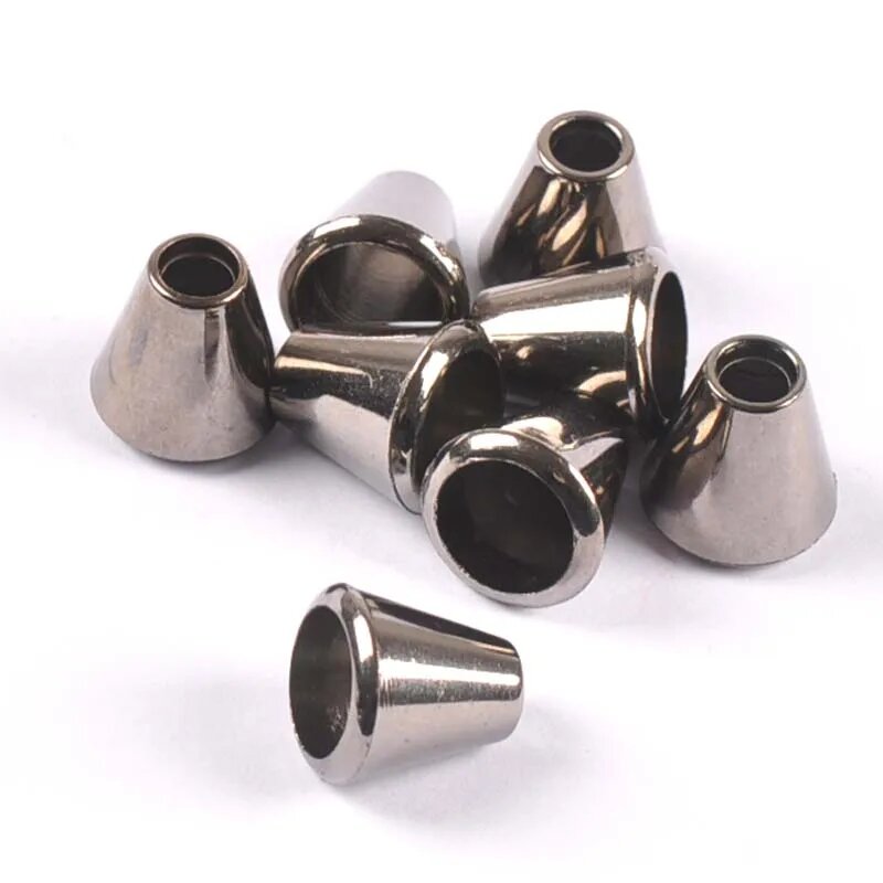 Стопперы для шнурков серебряные, 13x13mm