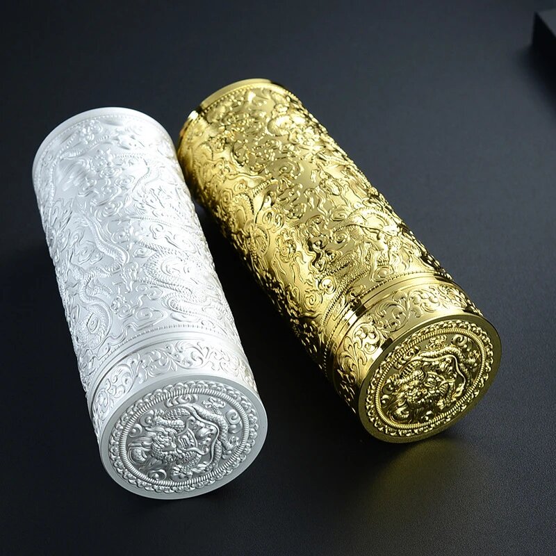 Термос Cup с рисунком дракона gold character — фото 1