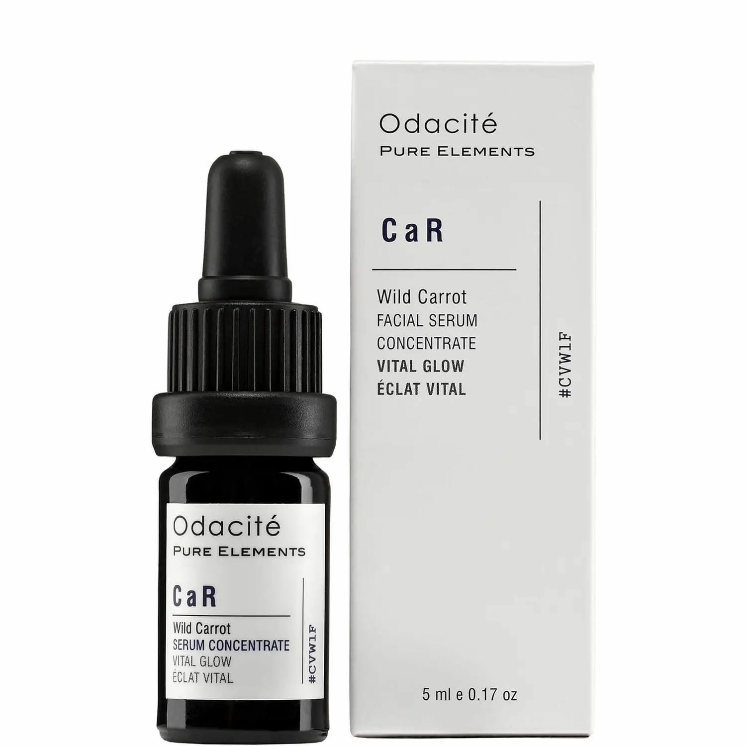 Концентрированная антивозрастная сыворотка для лица ODACITE Pure Elements CaR wild carrot facial serum concentrate 5ml