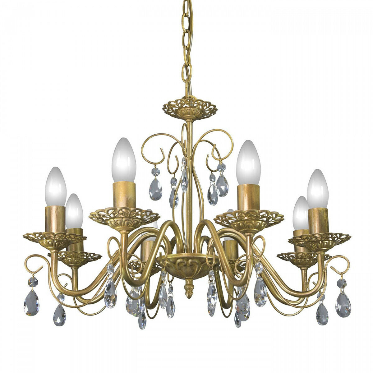 Люстра подвесная 8 ламп Аврора Петрасвет Россия S1195-8