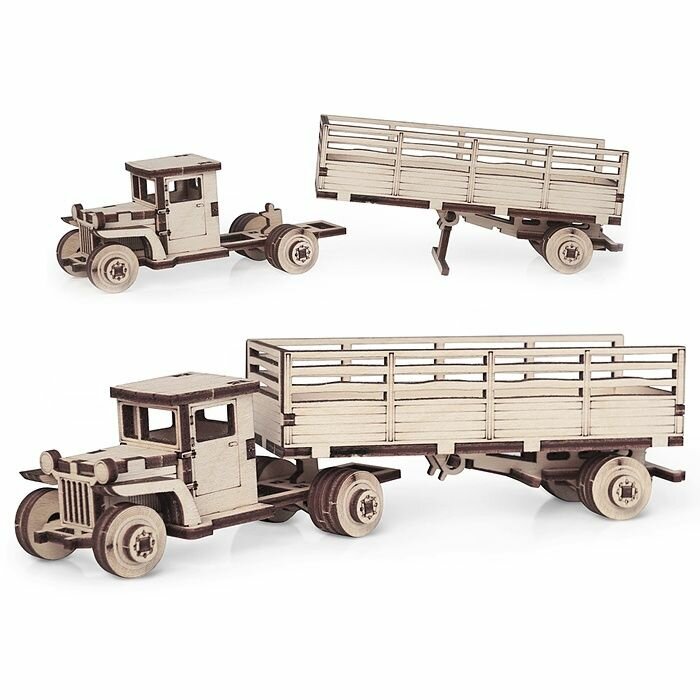 Сборная модель Lemmo Грузовичок ЛТ "Тягач" (ОО83)