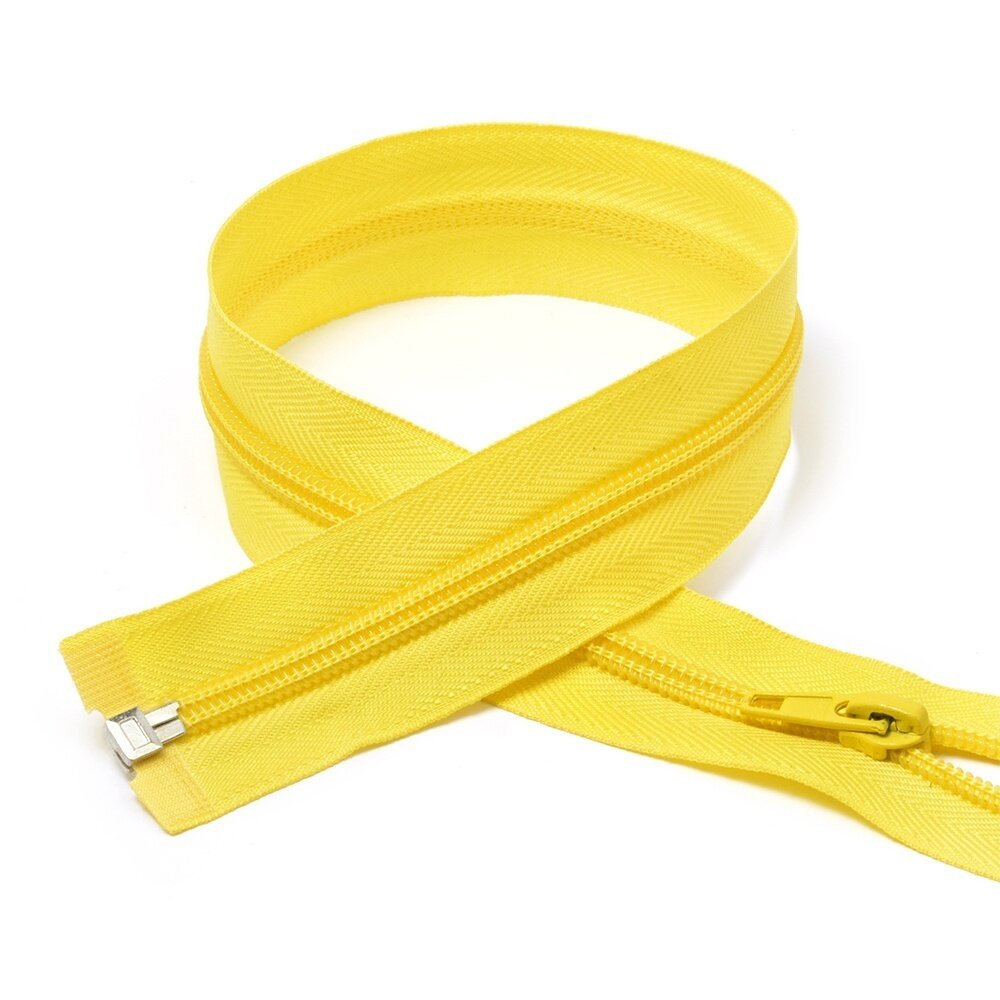 Молния MaxZipper пластиковая, Спираль, №5-N, 75 см, цвет F110, желтый, 50 шт (ПЛ5N.75. F110)