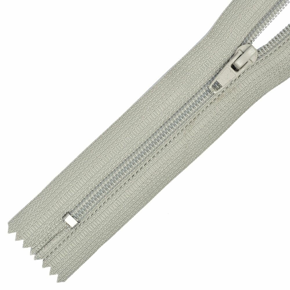 Молния MaxZipper брючная, замок полуавтомат, 20 см, цвет F313, серый, упаковка 100 штук