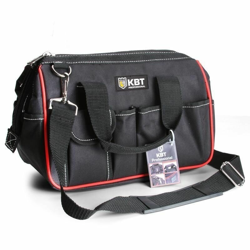 Сумка монтажника КВТ компактная, 30х17х22 см, 31 отделение, нагрузка до 15 кг (66142)