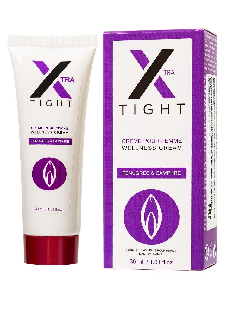 Укрепляющий крем RUF "Xtra Tight", для интимной зоны, гипоаллергенный, увлажняющий 30 мл