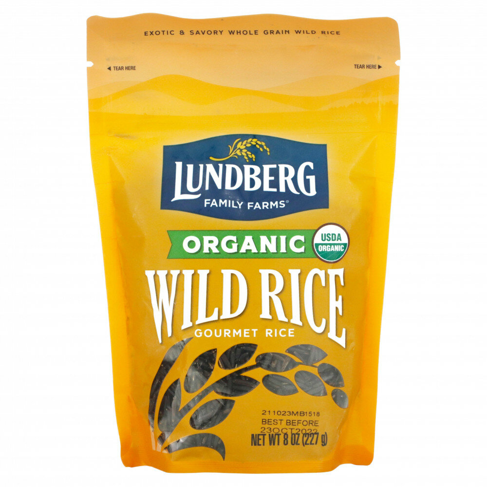 Lundberg, Органический дикий рис, 8 унций (227 г)