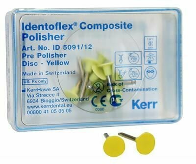 5091/12 Identoflex Composite Pre Polisher / Полиры стоматологические для композитных материалов 12 штук, Kerr.