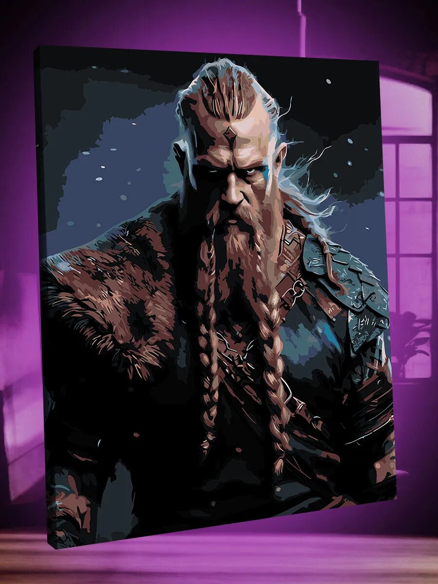 Картина по номерам Скандинавия викинги