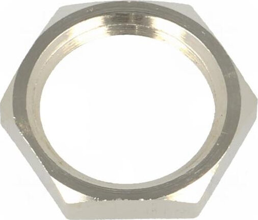 Гайка BM GROUP 2696 Гайка PG7 латунь никель 15мм Резьба: PG 1шт