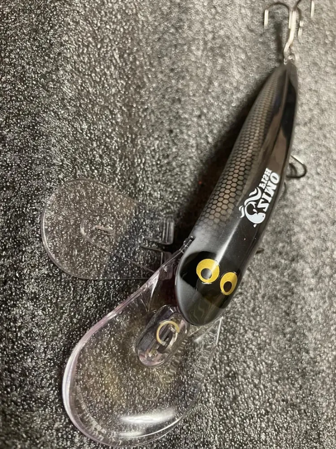 Воблер WIZARD, ZIMO Fish, 120мм, 16 г. для троллинга, #12 на крупного хищника