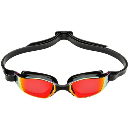Очки для плавания Aqua Sphere Xceed (красные зеркальные линзы TITANIUM), black