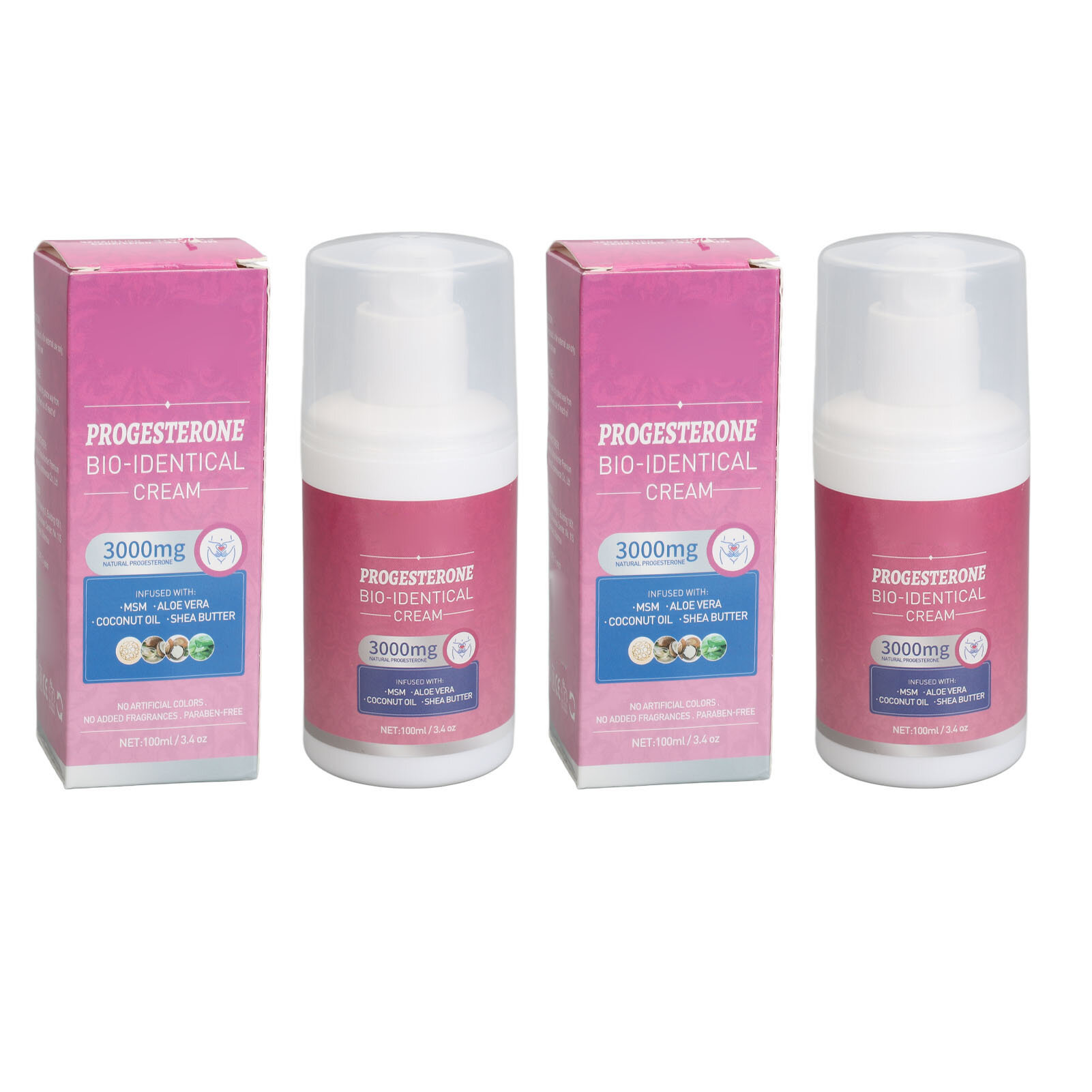 Крем для облегчения менопаузы для женщин, биоидентичная прогестиновая эмульсия, 100 мл, успокаивает эмоции и балансирует гормоны для пожилых женщин среднего возраста